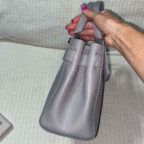 Furla | Bags | Nwot Furla Gray Saffiano Leather Stella Tote | Poshmark
